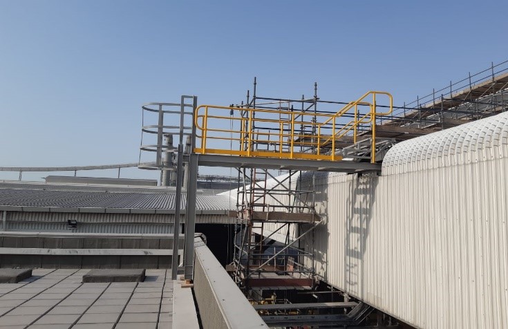ROOF ACCESS PLATFORM & STAIRCASE - PFC Group